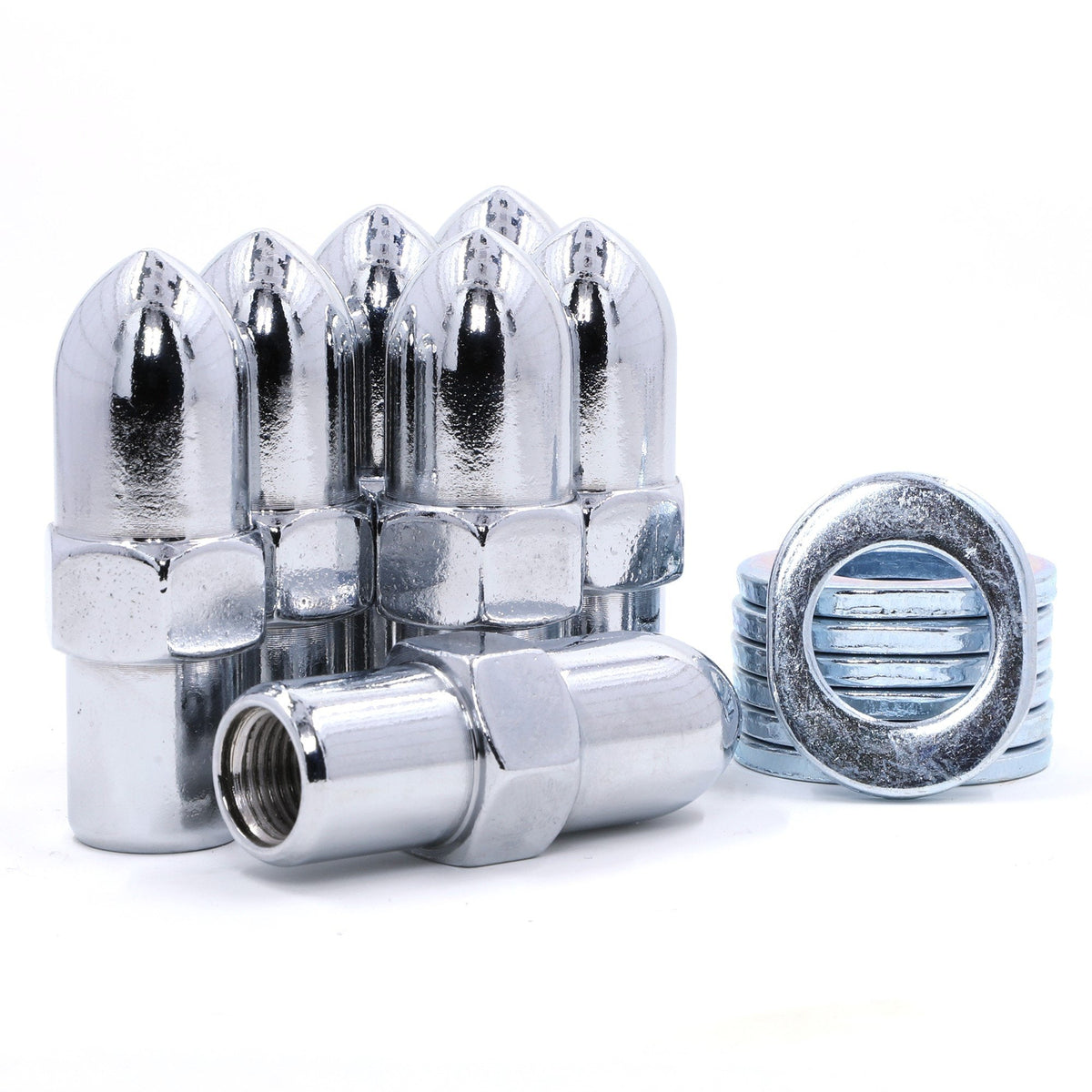 Standard Mag Lug Nut 7/16-20 Bullet Style .75" Shank, Keystone Center ...