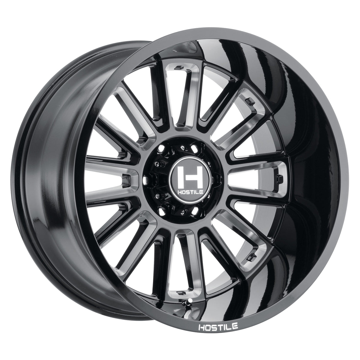 20x12 Hostile H115 Predator 5x150 -44mm Blade Cut Wheel — Lug Nut Guys